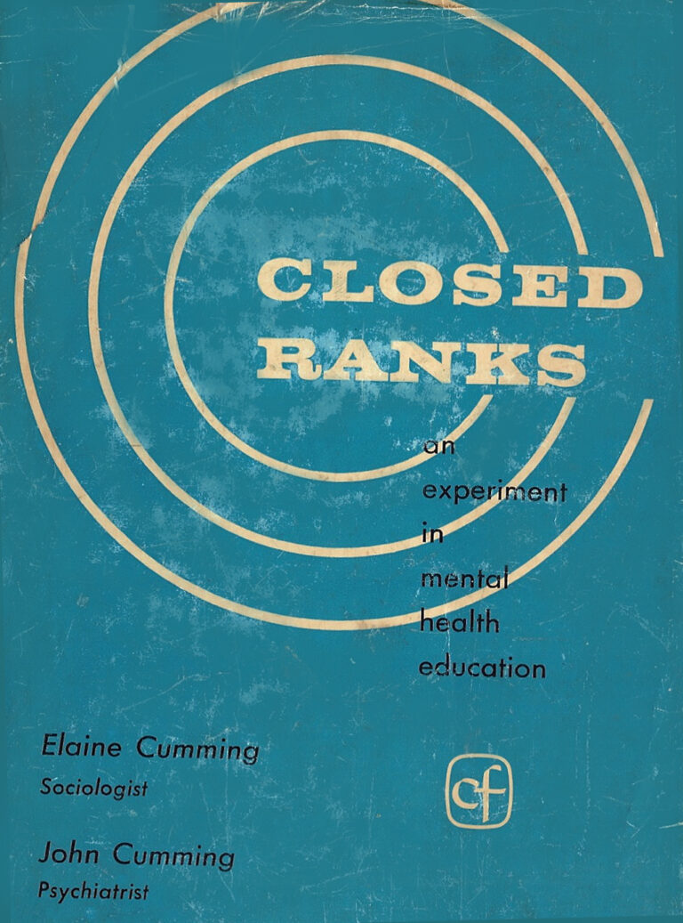 Closed-Ranks-Book-Cover-1957 | Madness Canada